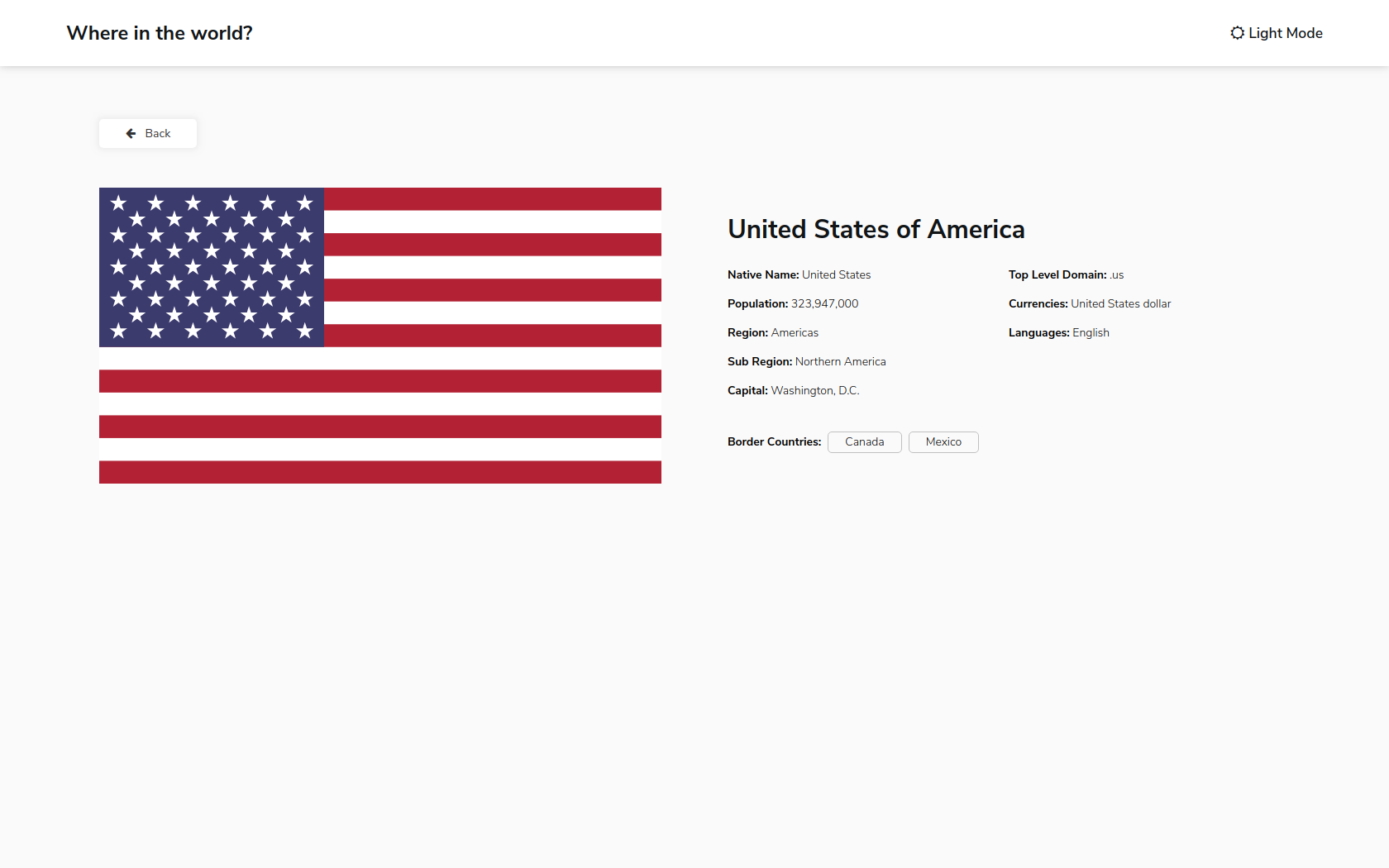 GitHub - MasterBirdy/rest-countries: Front End Mentor challenge replicating a UI design using a ...